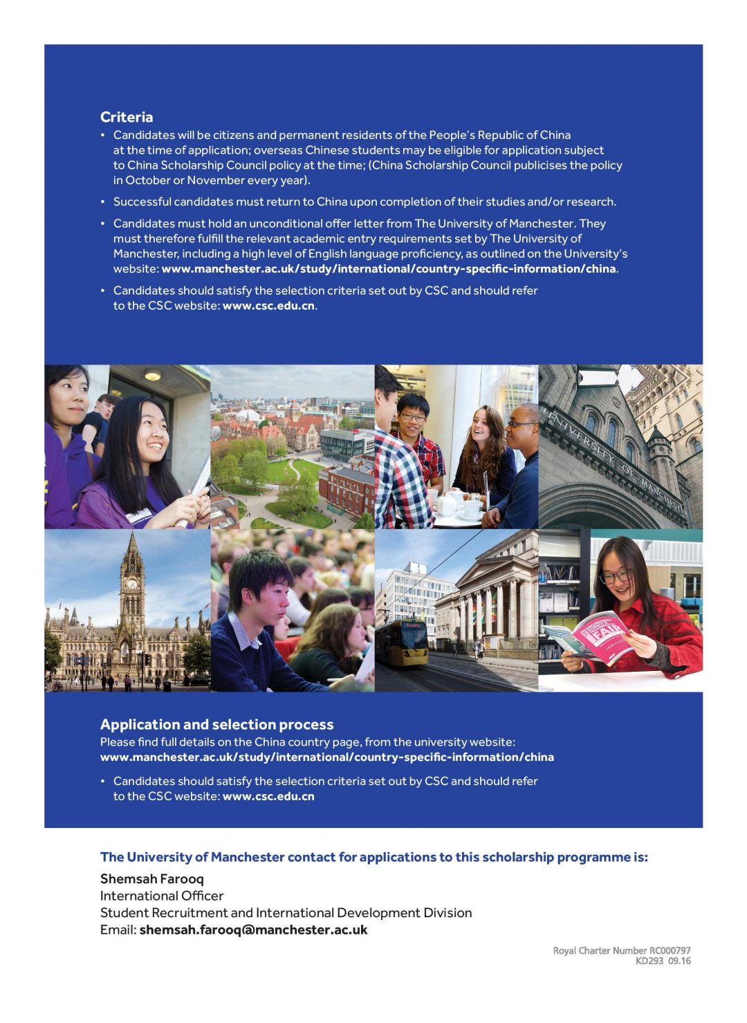 China Scholarship Council (CSC) - University of Manchester Joint PhD ...